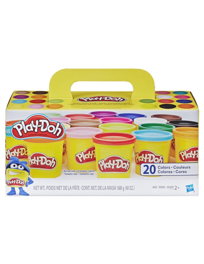 Play-Doh Maletín con 20 Colores - Juguetería Mapaxe